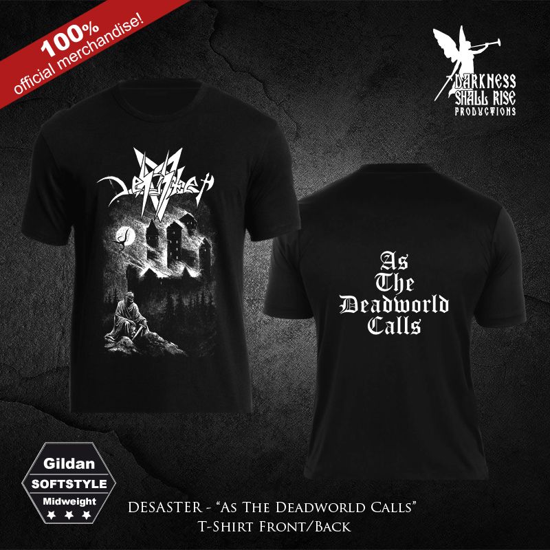 DESASTER As The Deadworld Calls SHIRT SIZE XL